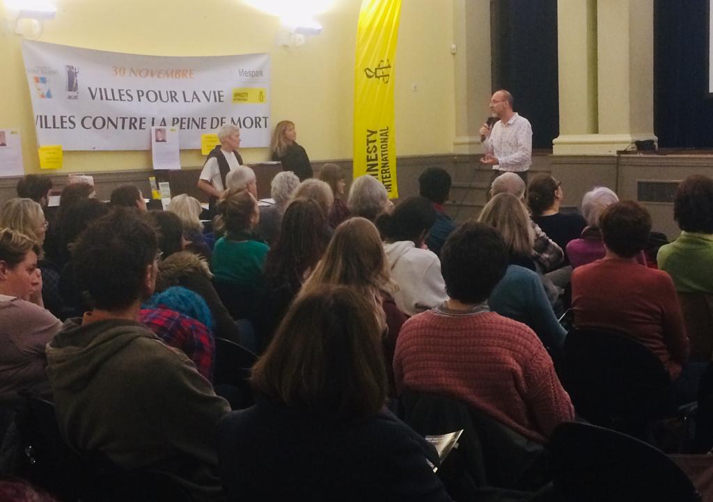 Du couloir de la mort, Kenneth Reams téléphone à ses amis lausannois ...